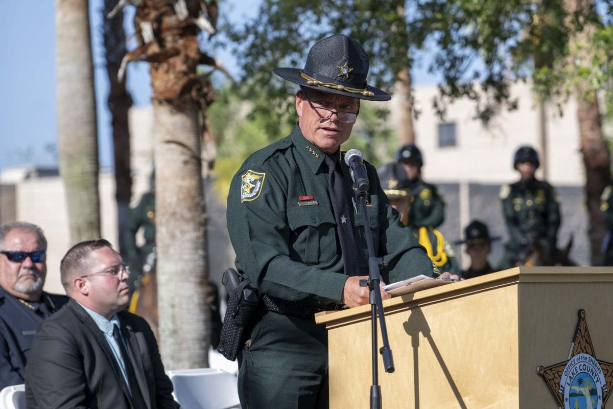 Scenes from the Lake County Sheriff's Office Memorial for Fallen Heroes