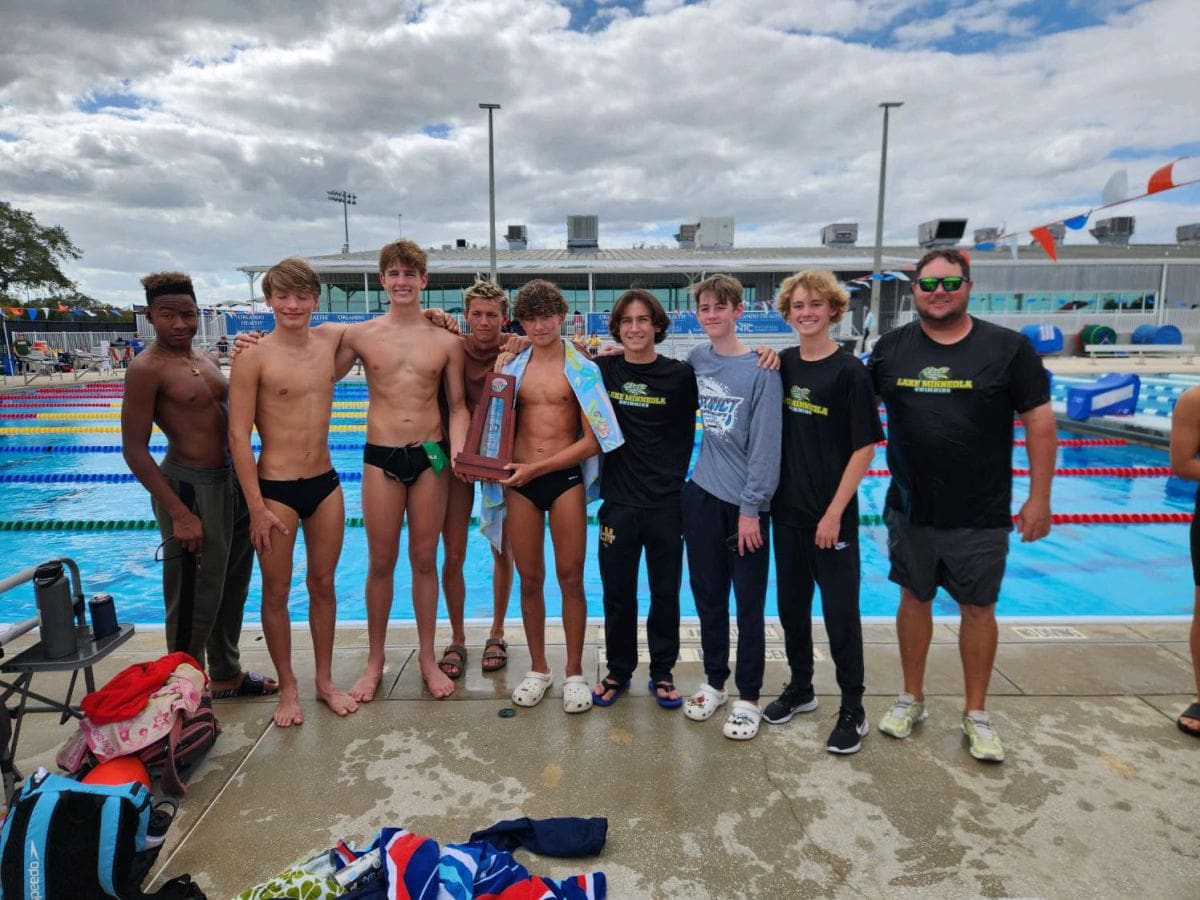 Lake Minneola High Swim Team Excels At District Championships