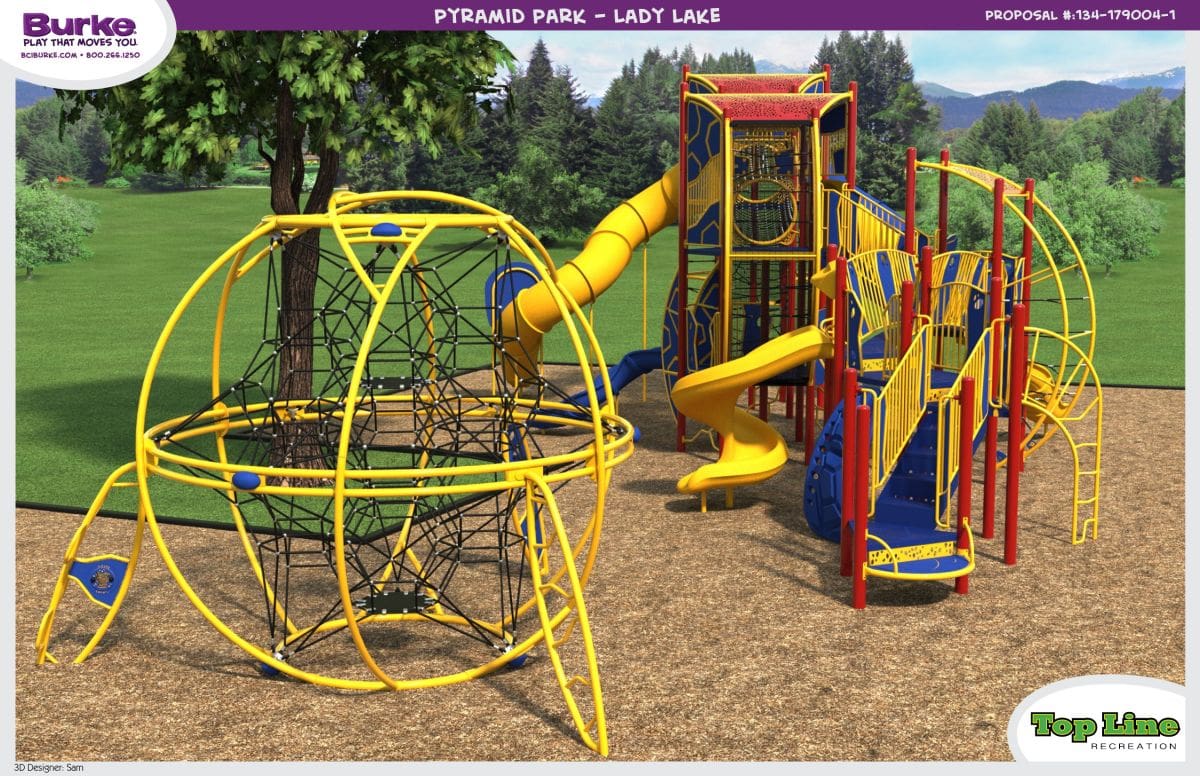 Lady Lake Unveils 'Childrens Choice' Pyramid Park Playground