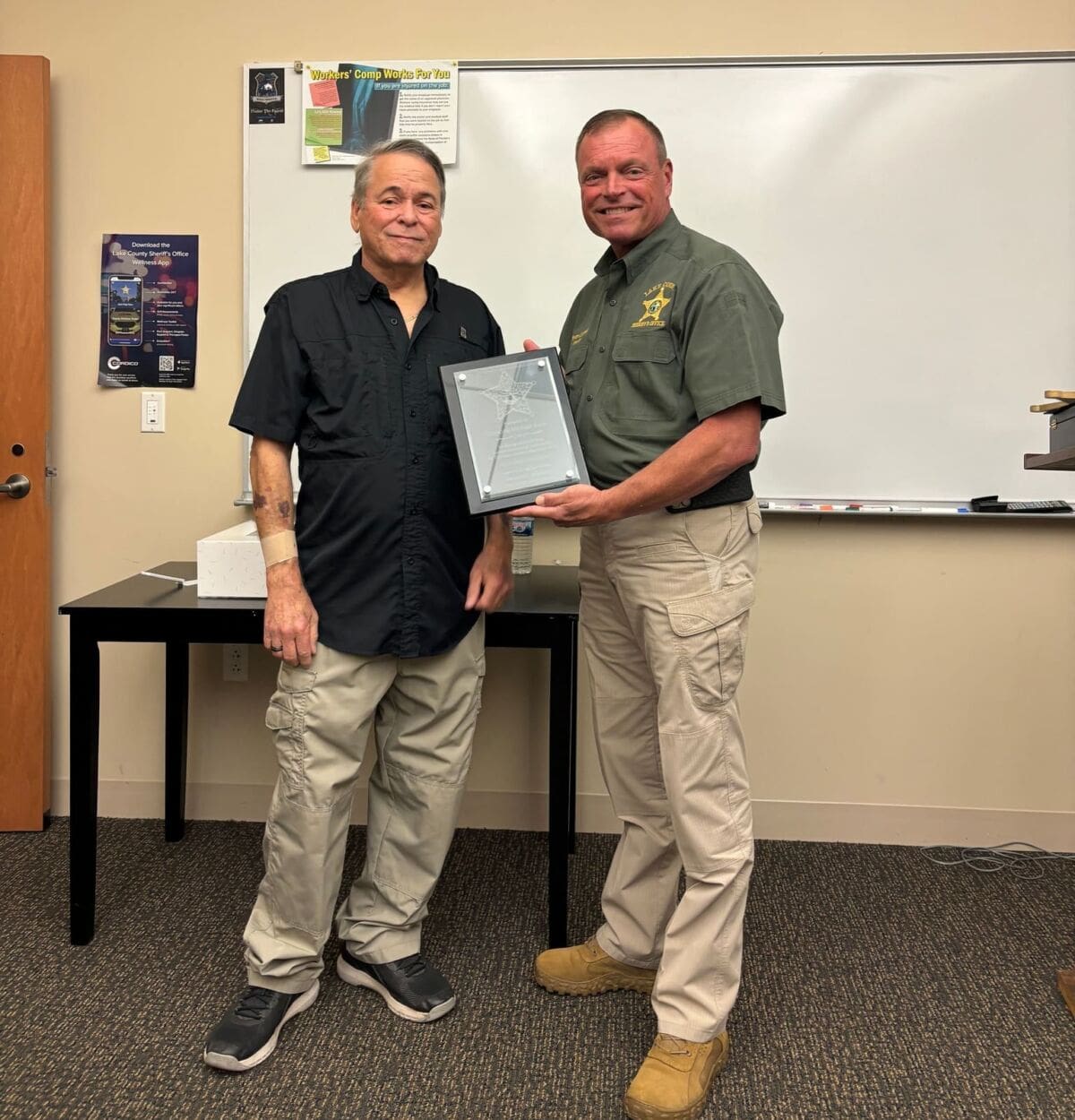 Lake County Sheriff’s Office Corporal Michael Baker Retires