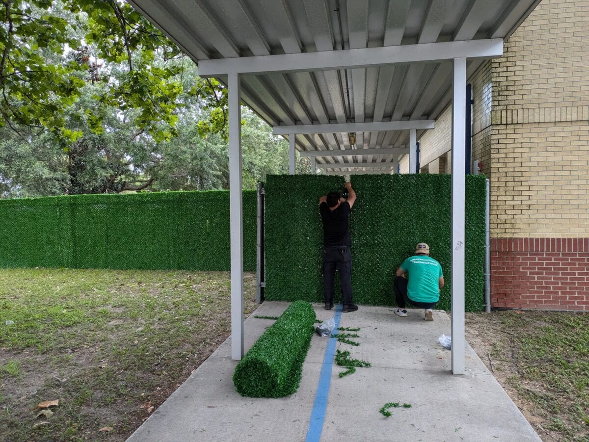 Tavares Elementary Installs New Artifcial Safety Fencing To Keep ...