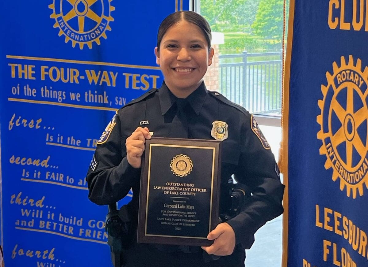Lady Lake Police Department Names Corporal Lidia Maya 2024 Officer of ...