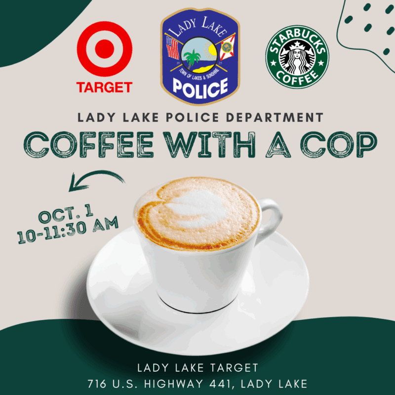 Join Lady Lake PD for Coffee with a Cop at Target