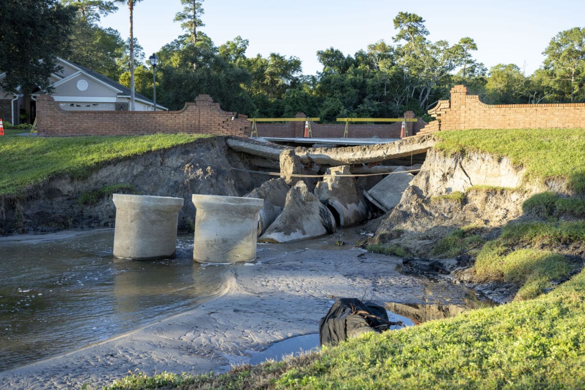 Bridge Collapse in Eustis Neighborhood Prompts Evacuation of 21 Homes