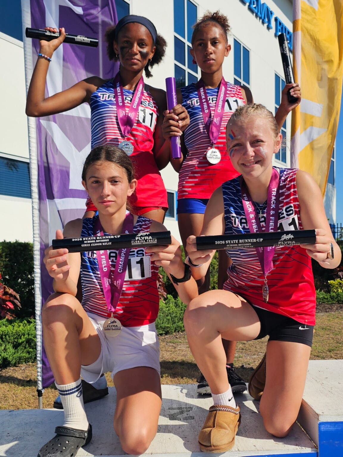 Tavares Middle School Teams Finish in Top 10 at State Track Championship